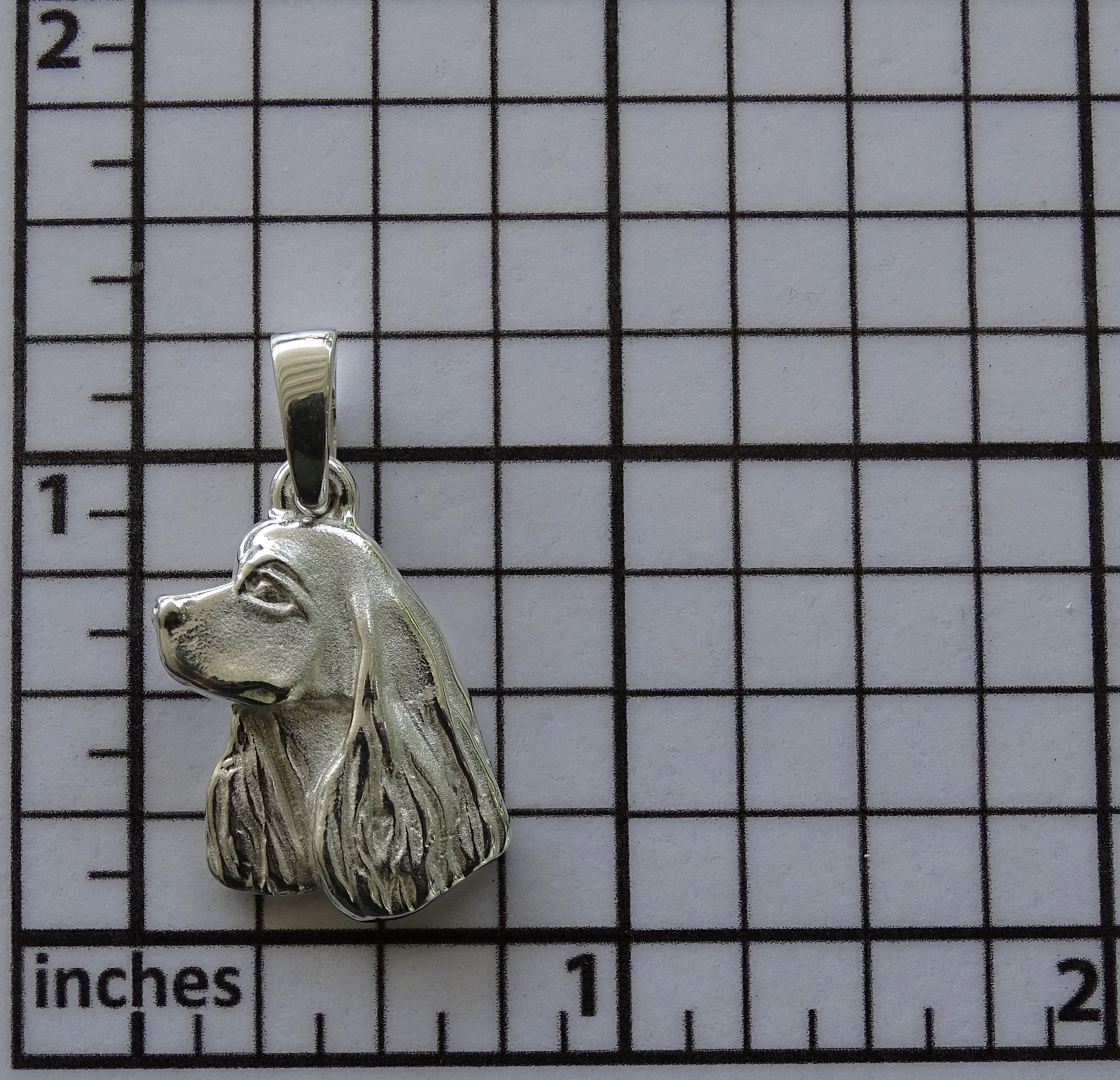 Sterling Silver Cocker Spaniel Head Study Ring | Etsy