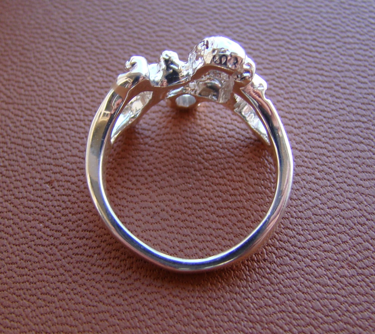 Sterling Silver Poodle Moving Study Ring - Etsy