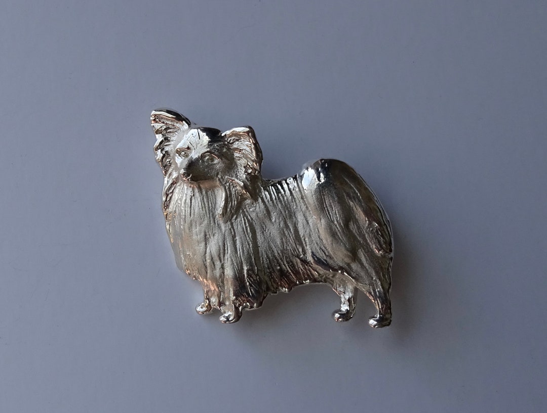 Large Sterling Silver Papillon Standing Study Brooch - Etsy