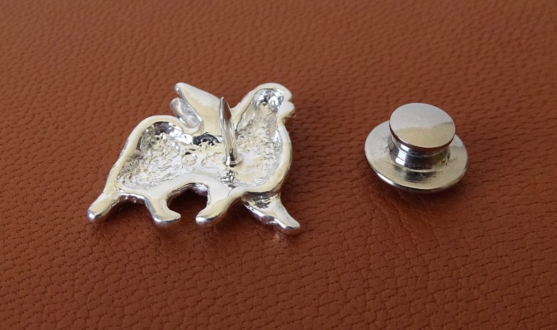 Sterling Silver Japanese Chin Angel Lapel Pin - Etsy