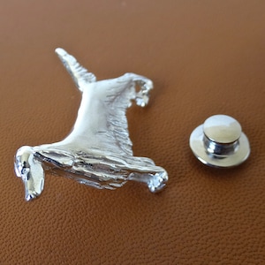 Sterling Silver Irish Setter Standing Study Lapel Pin - Etsy