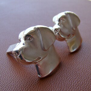 Large Sterling Silver Labrador Retriever Cuff Links - Etsy