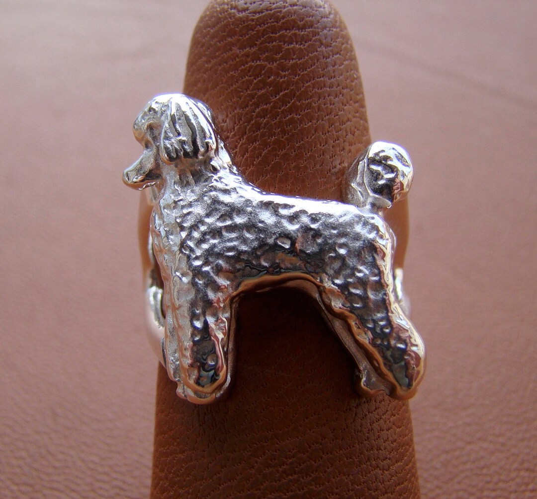 Sterling Silver Poodle Standing Study Ring - Etsy