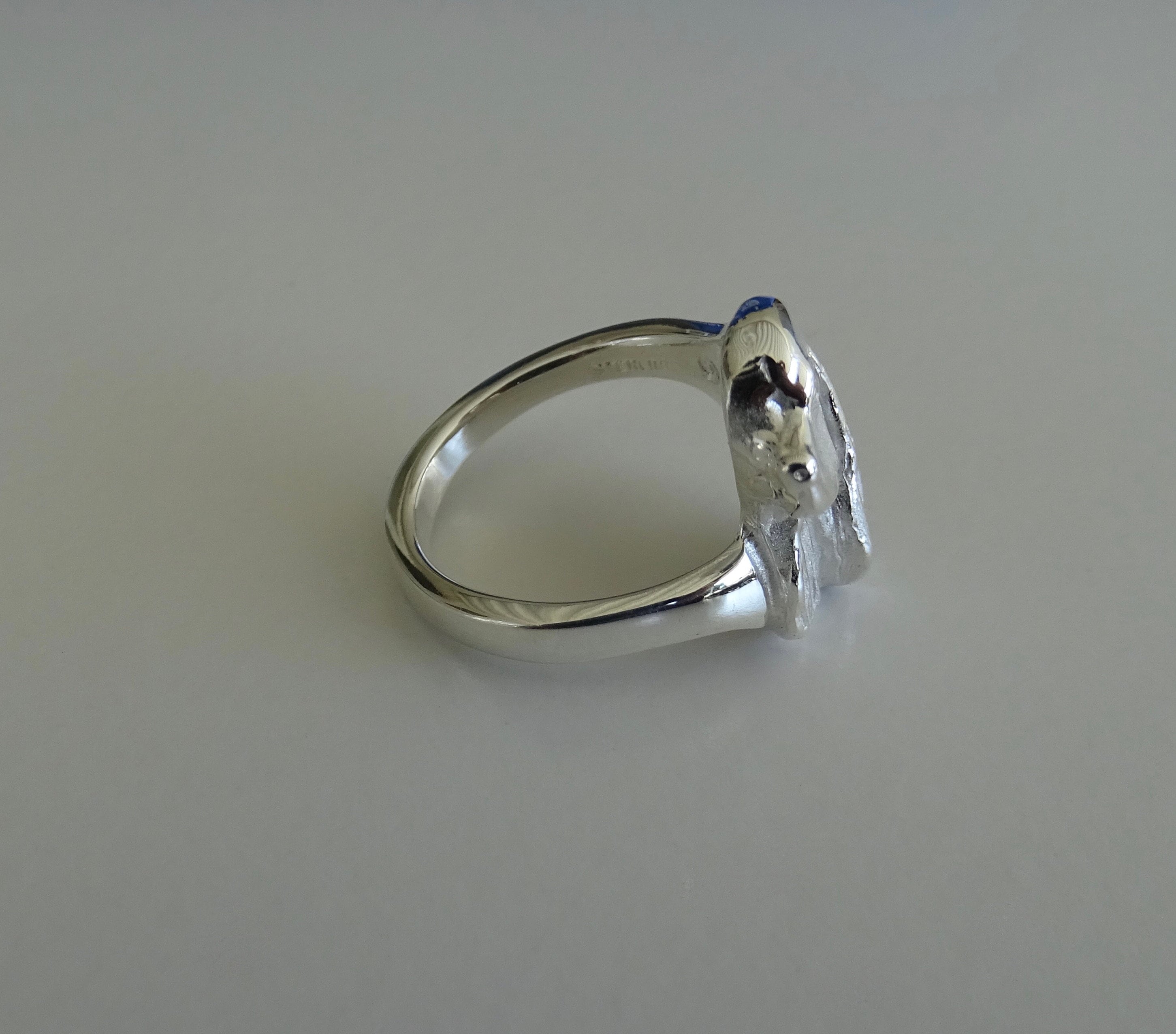 Sterling Silver Cocker Spaniel Head Study Ring | Etsy