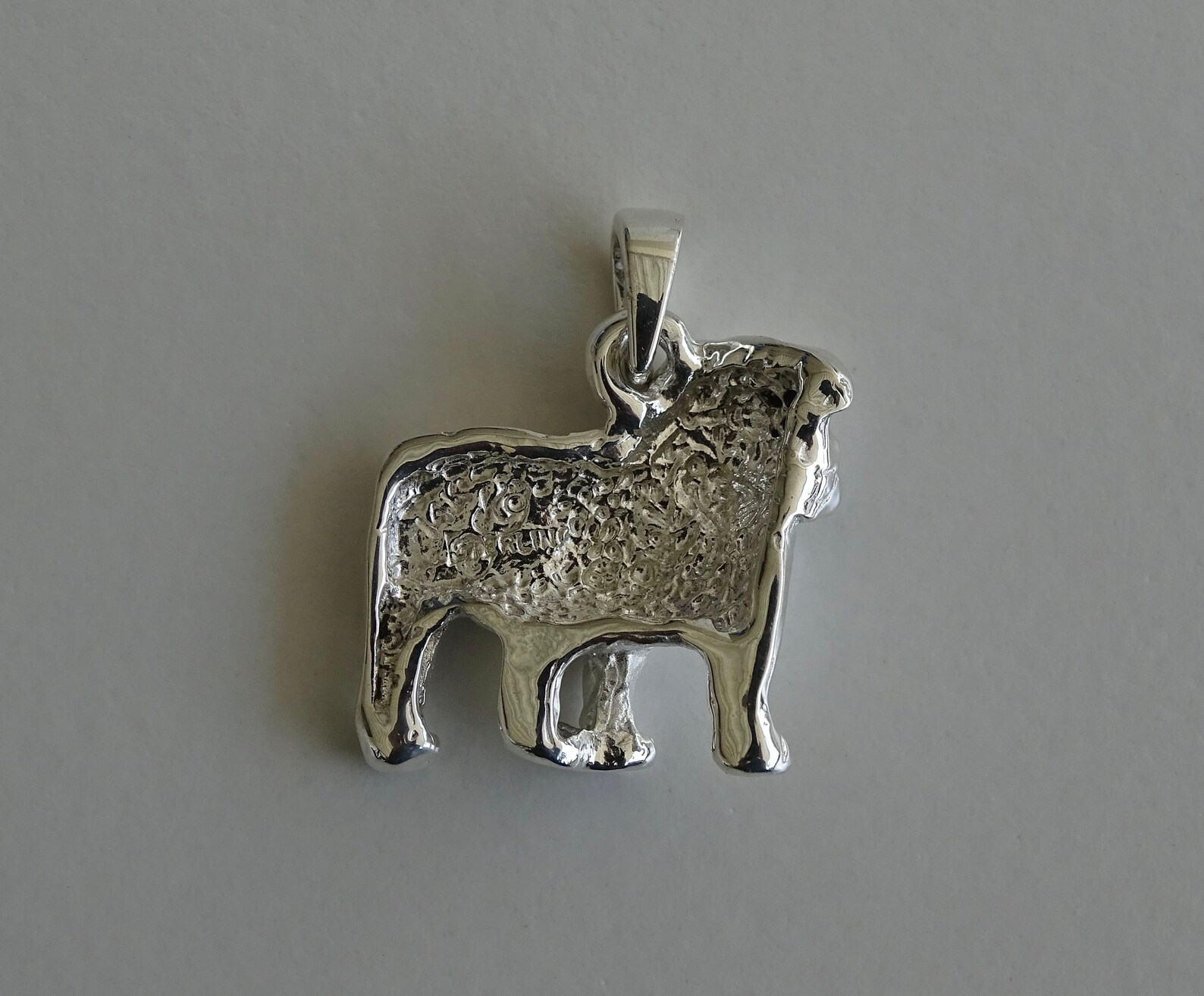 Small Sterling Silver Bulldog / English Bulldog Standing | Etsy