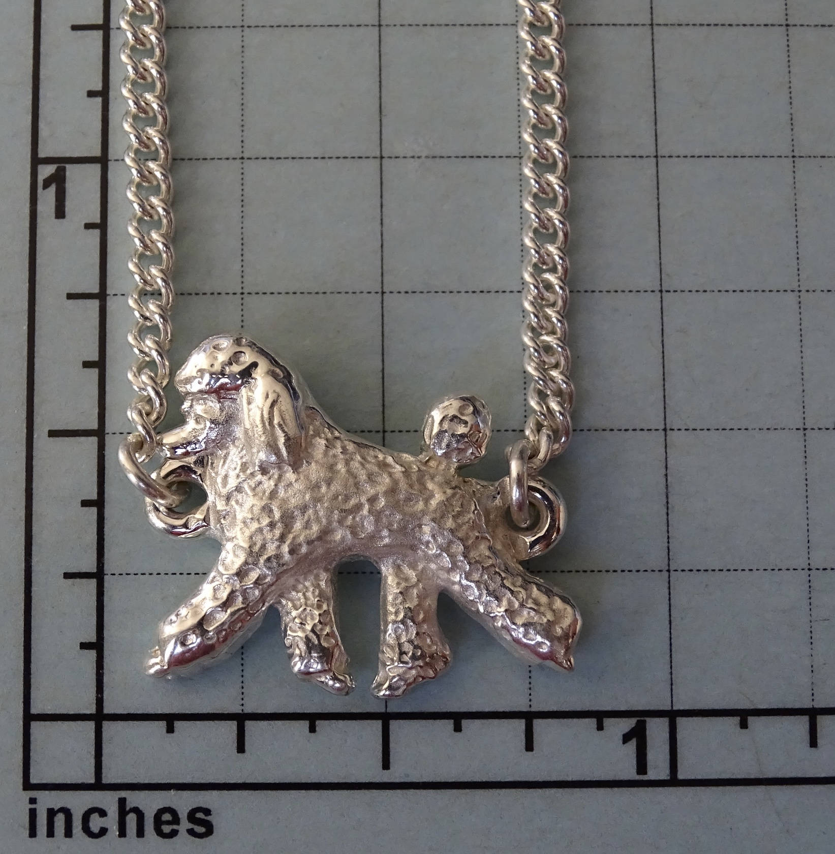 Sterling Silver Poodle Moving Study Ring / Band - Etsy
