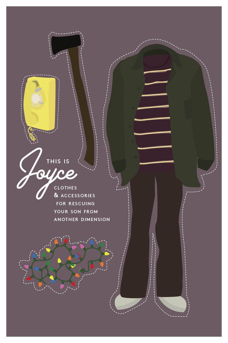 Stranger Things - Joyce Byers Giclee Print - Etsy