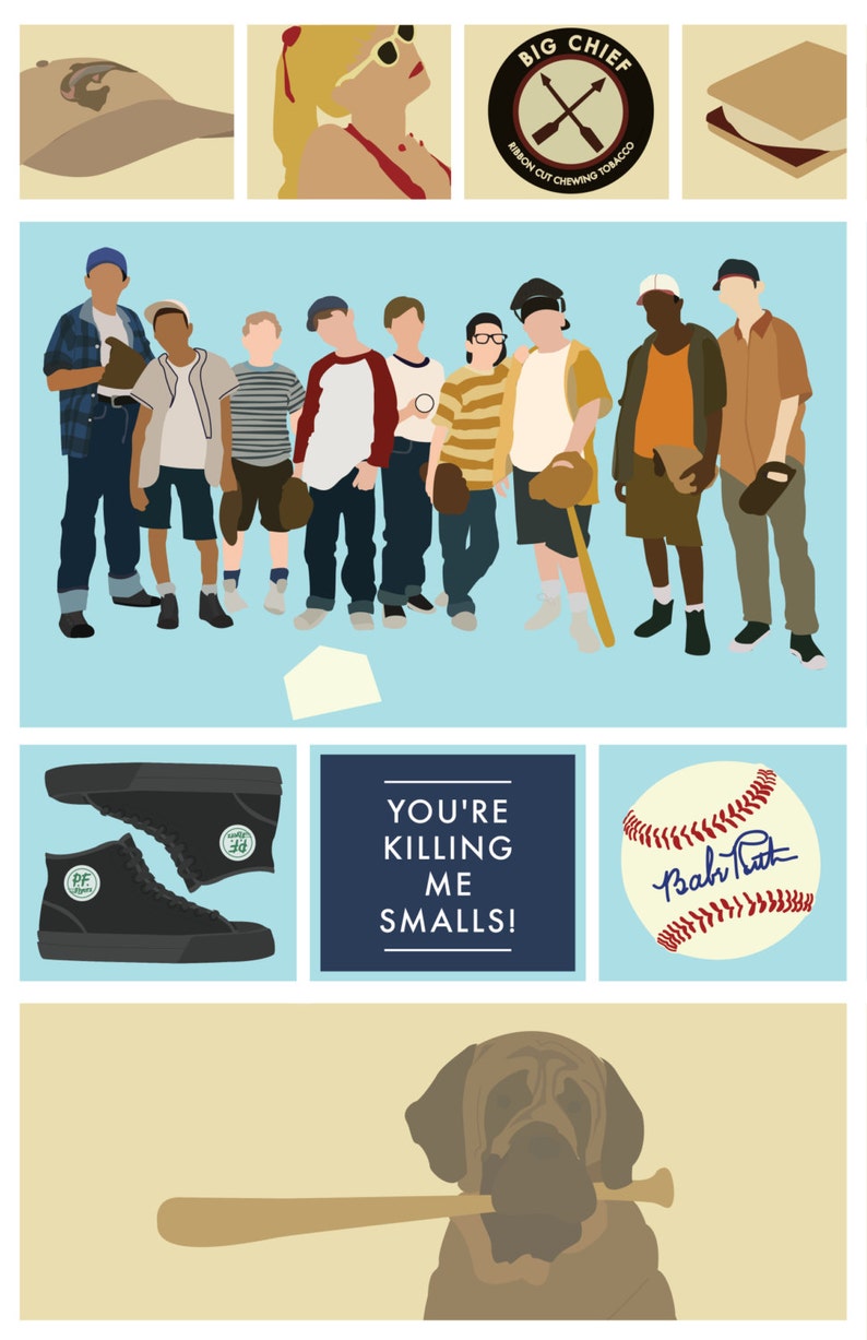 The Sandlot - 11x17 Giclee Print - Etsy