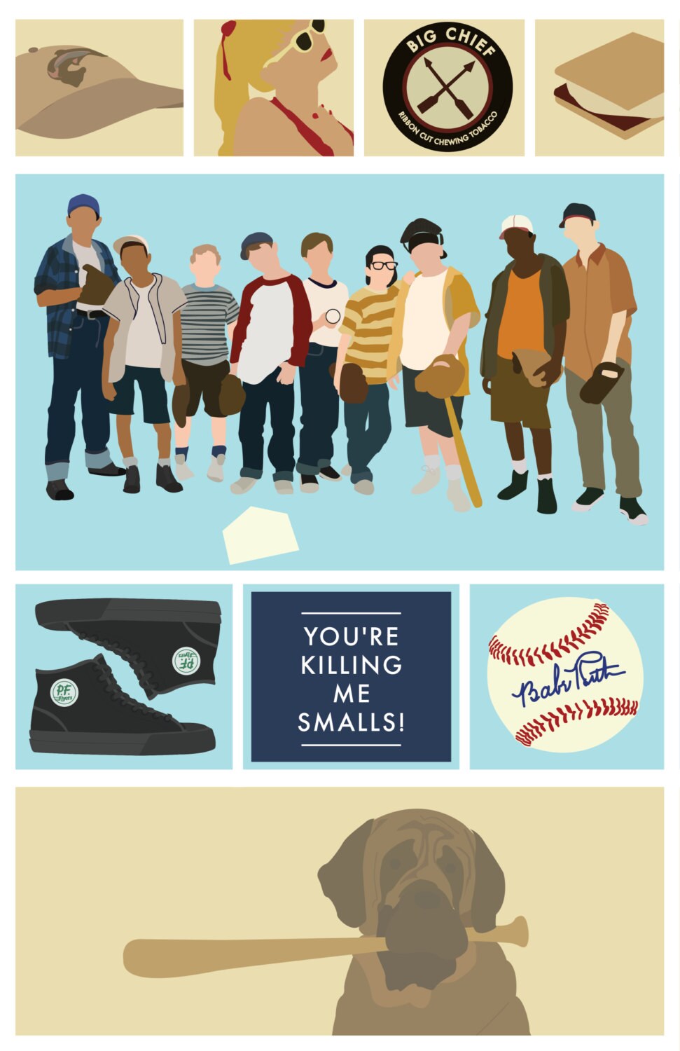 The Sandlot - 11x17 Giclee Print - Etsy