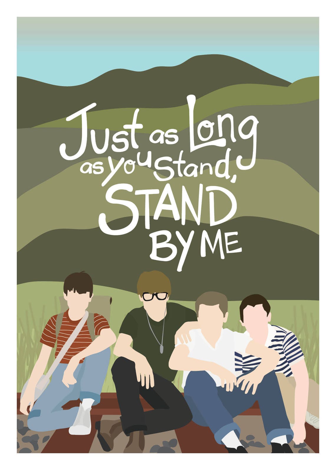 Stand by Me 5x7 Giclee Print - Etsy