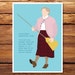 Mrs. Doubtfire - 5x7 Giclee Print - Etsy