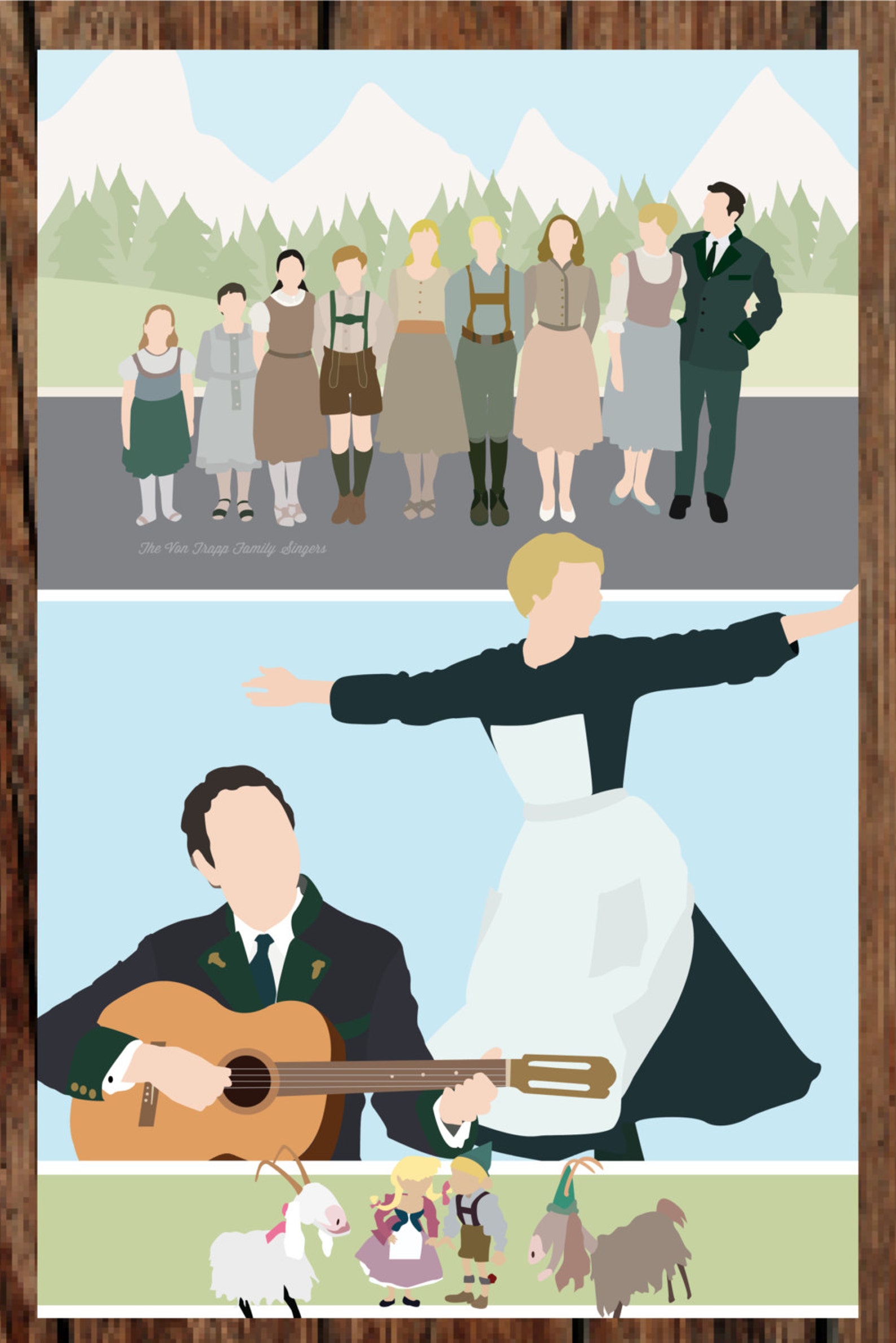The Sound of Music 50th Anniversary Print - 11x17 - Etsy