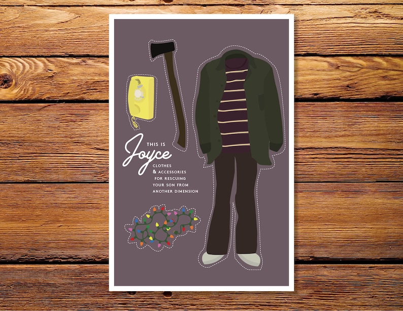 Stranger Things Joyce Byers Giclee Print Etsy