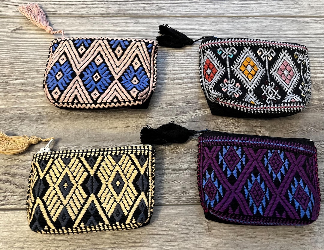Handmade Woven Coin Purse: Mexican Artisan Pouch - Etsy