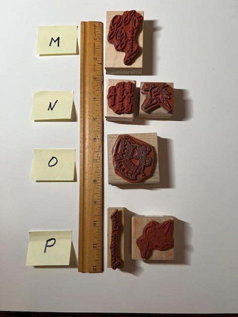 Vintage Wooden Rubber Stamps! WEDDING, ANNIVERSARY Your Choice! Most ...