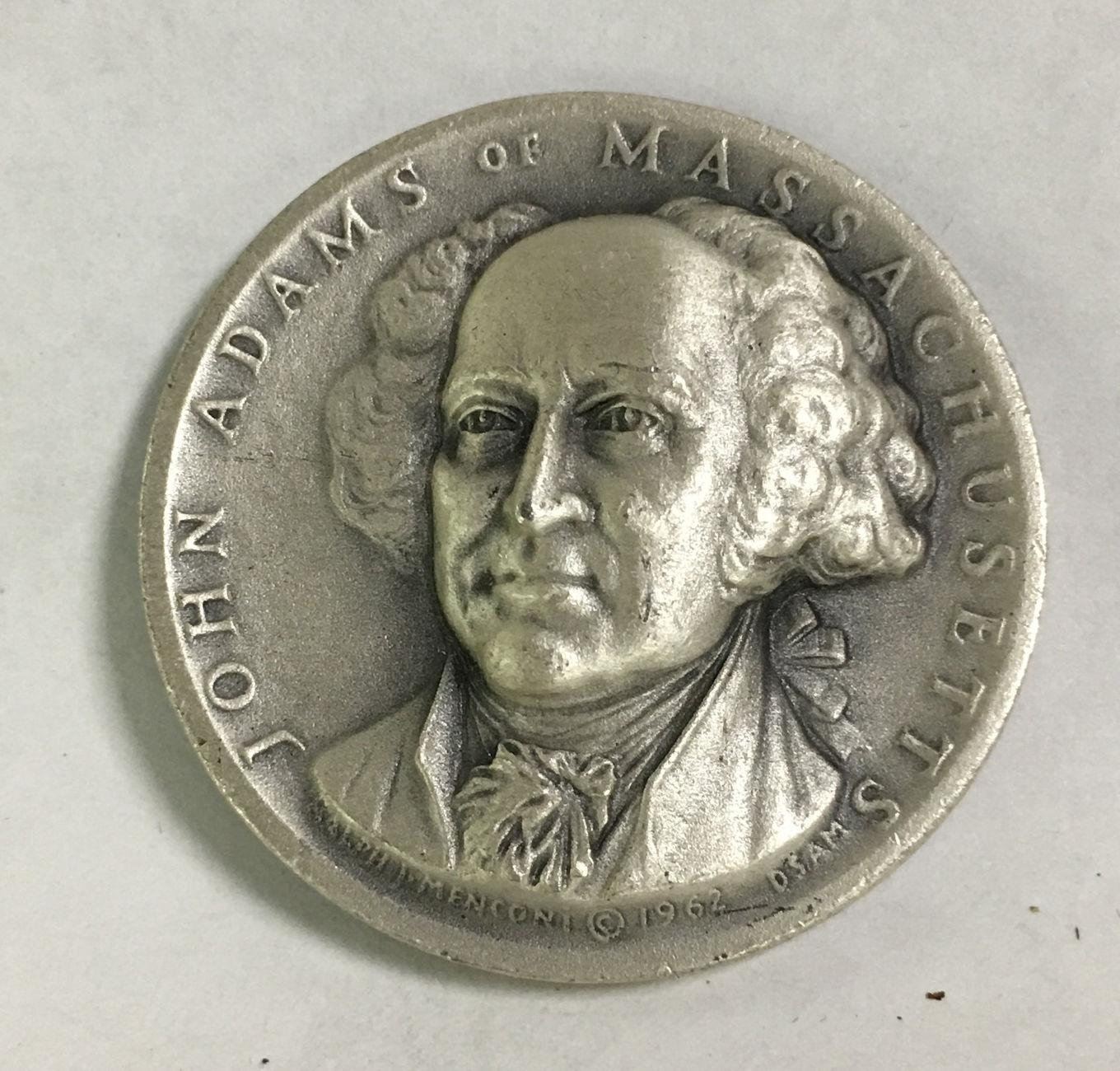 Collectibles Art & Collectibles Coins & Money President John Adams .999 ...