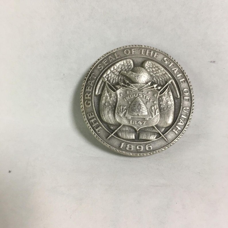 Brigham Young .999 Fine Silver Collectible Medal Coin, Medallic Art Co ...