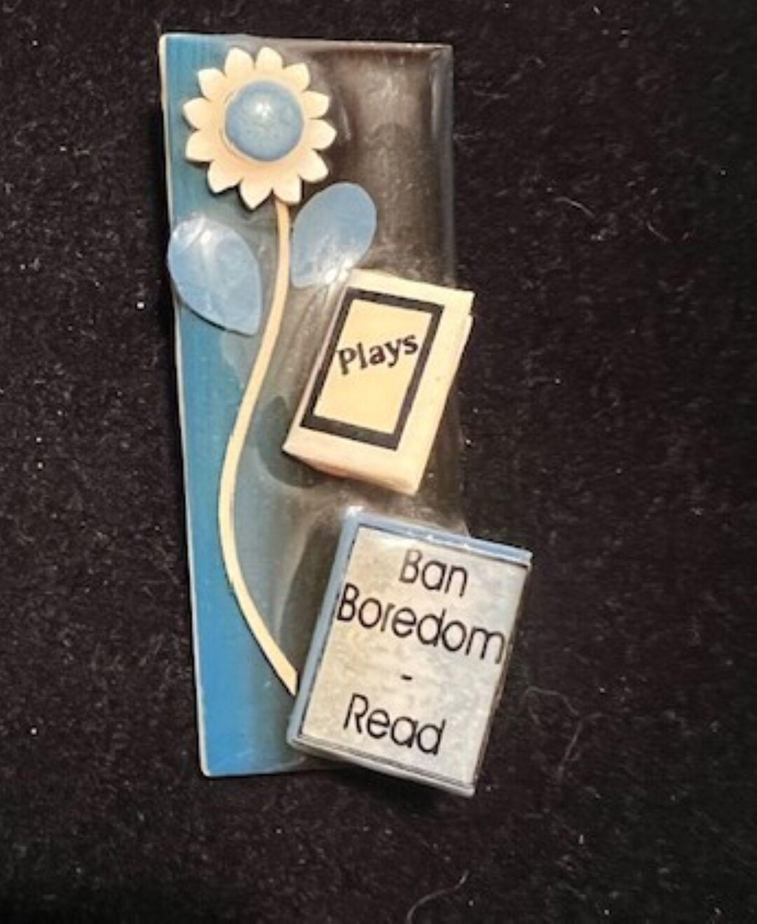 Vintage Book Brooch! Artisan Handmade "book Pins by Lucinda" Unique ...