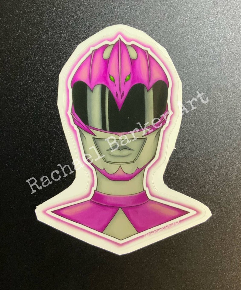 Mighty Morphin Power Rangers Vinyl Sticker, Laptop Decal, Bumper ...