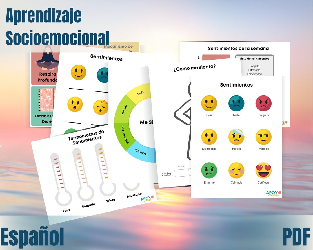 Social Emotional Learning Worksheets in Spanish | Hojas De Trabajo De ...