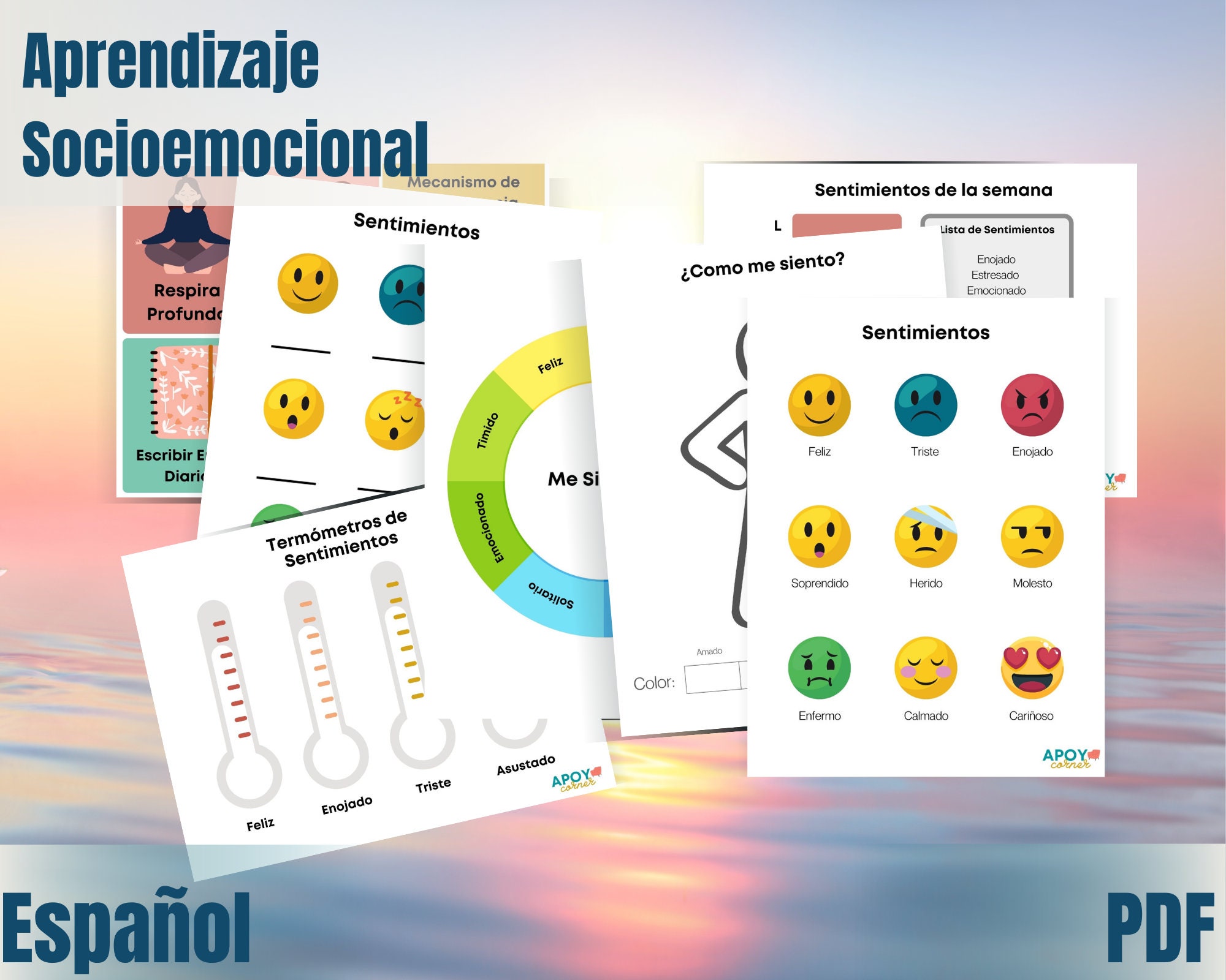 Social Emotional Learning Worksheets in Spanish | Hojas De Trabajo De ...