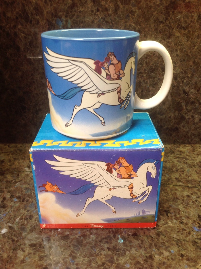 Vintage Disney Hercules Coffee Cup Mug Movie In Disney Gift | Etsy
