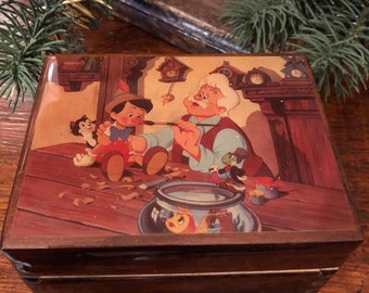 Pinocchio Music Box | Etsy