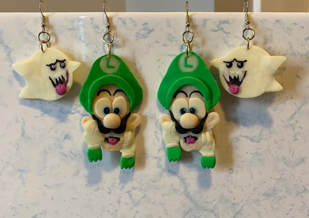 Luigi's Mansion Glow in the Dark Collection Polymer Clay - Etsy
