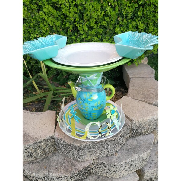 Vintage Bird Bath - Etsy
