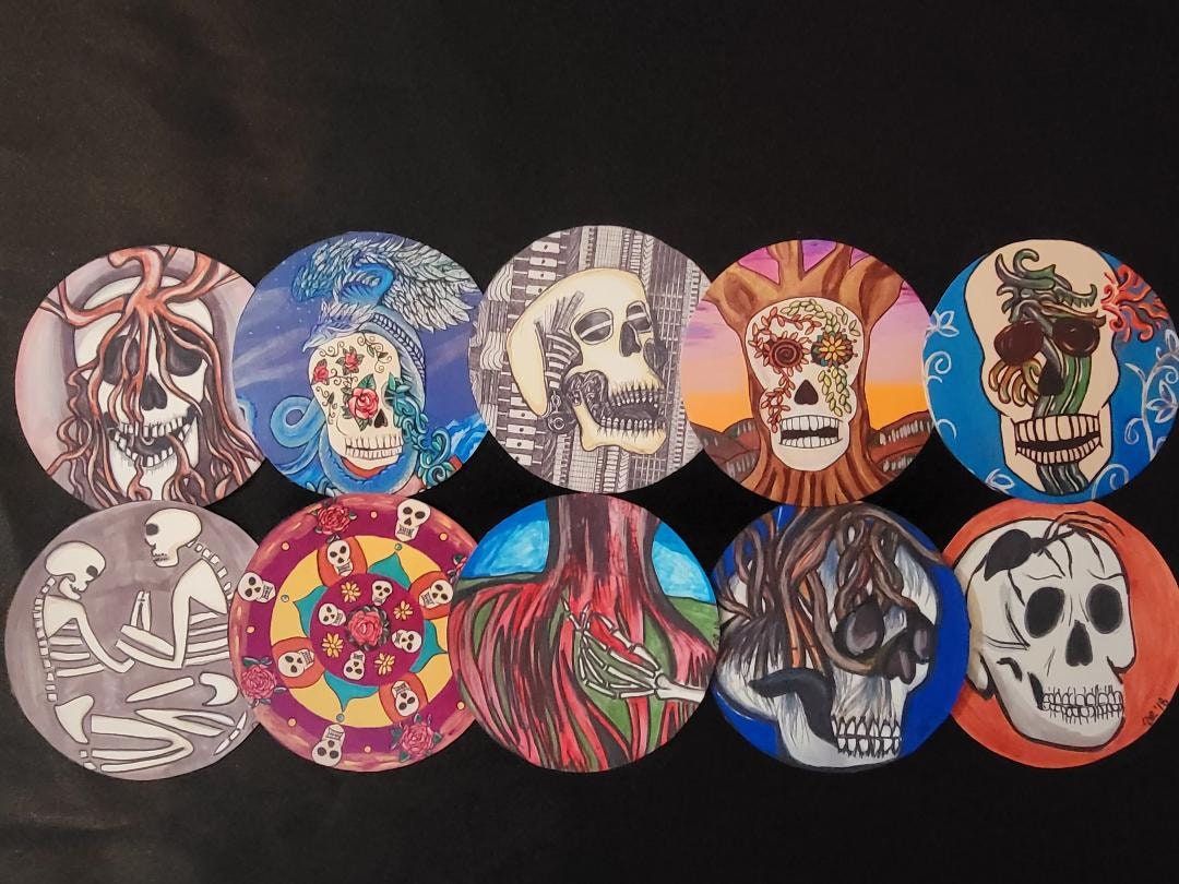 Skull Mix Vinyl Sticker Pack - Etsy