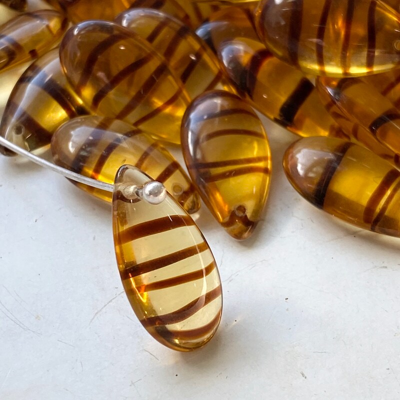 Tortoise Glass Beads - Etsy