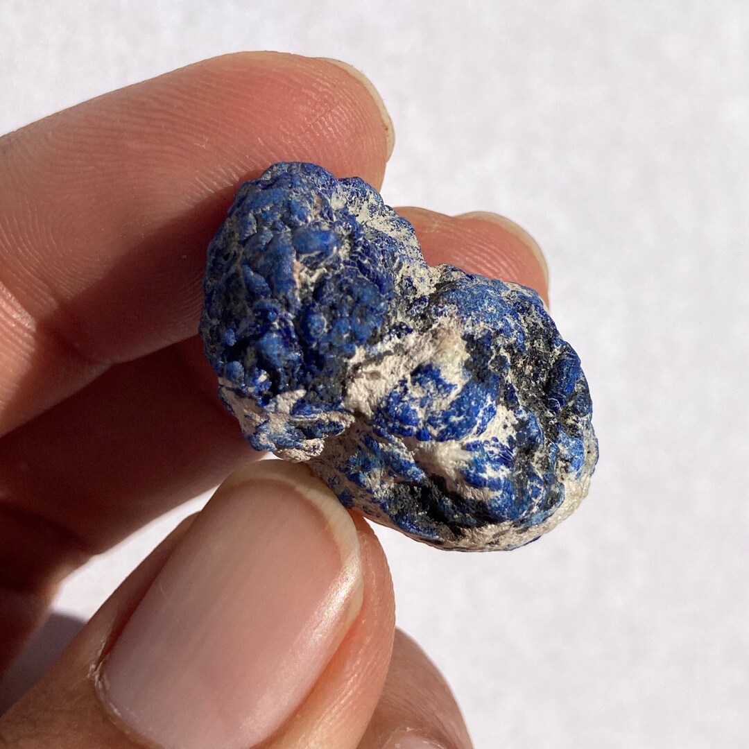 Large Azurite Blueberry Twin. Azurite Balls. Raw Rare Blue Stones ...