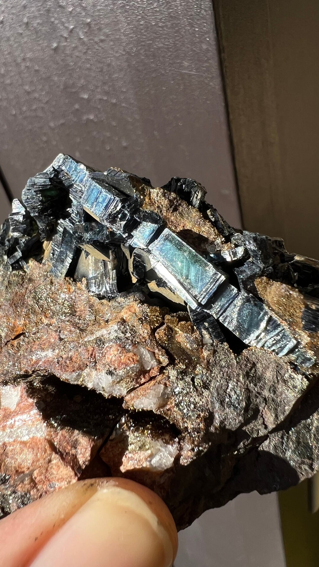 Large Raw Vivianite Crystal Cluster, Rare Old Stock Specimen - Etsy