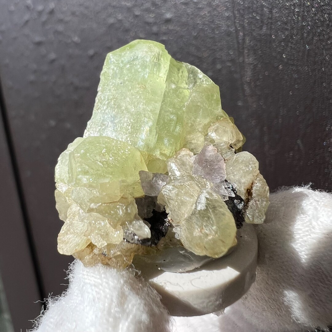 Rare Tanzanite Dioptase Combo Specimen, Natural Gem Crystal Cluster ...