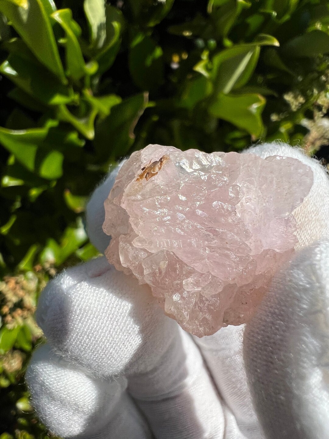 Elestial Rose Quartz Specimen, Tabby Pink Quartz Floater, Old Stock ...