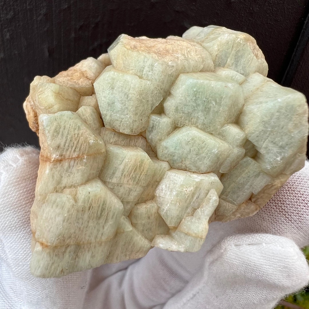 Raw Amazonite Cluster From Amazonite From Konso, Ethiopia. Chunky Cabinet Specimen of Amazonite ...