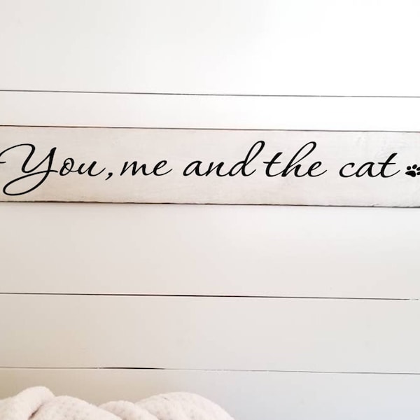 You Me and the Cat - Etsy