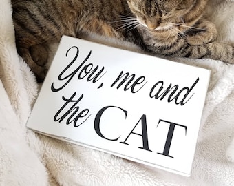 You Me and the Cat | Etsy