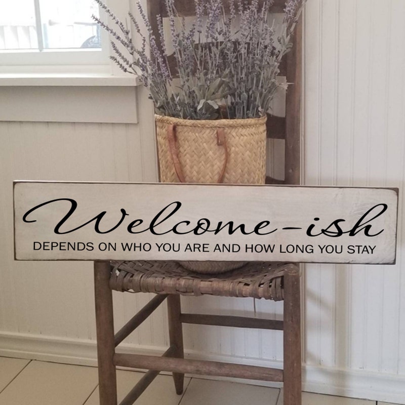 Funny Welcome Sign - Etsy