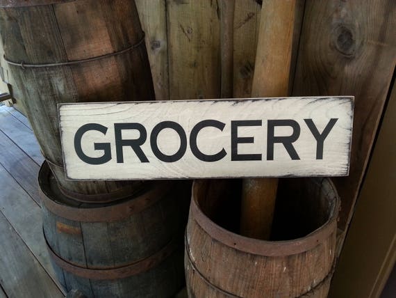 Farmhouse Grocery Sign Walls Of Wisdom | Large Wall Art Murals
