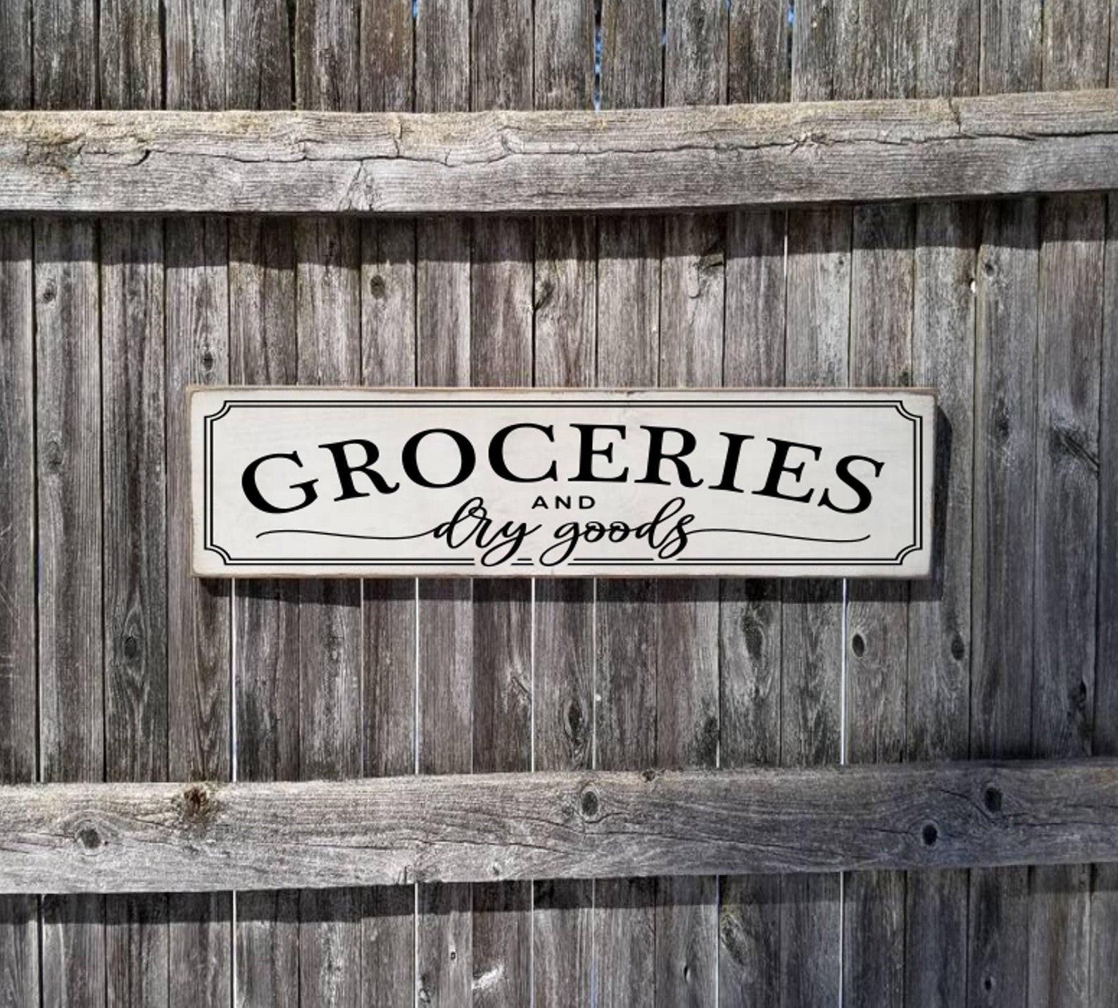 Groceries Sign Pantry Sign Farmhouse Décor Fixer Upper Home - Etsy