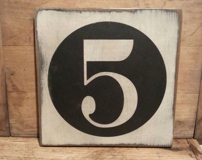 Vintage Gas Station Number Sign - Etsy