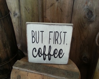 Kitchen Sign Farmhouse Decor Rustic Wooden Sign Primitive | Etsy