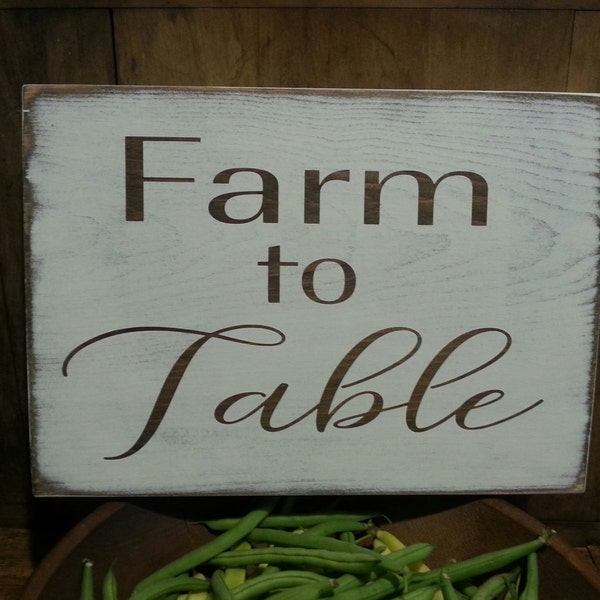 Rustic Farm Table - Etsy