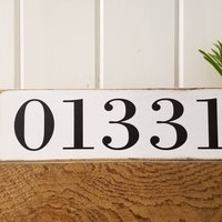 Custom Zip Code Sign - Etsy