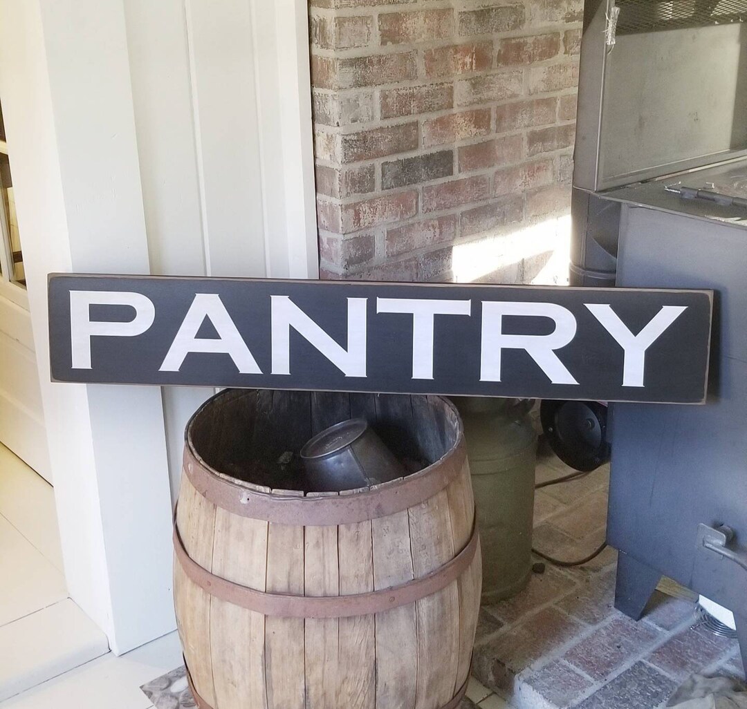 PANTRY Large Wooden Sign, Farmhouse Décor, Fixer Upper, Home Décor ...