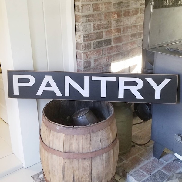 Rustic Pantry Sign - Etsy
