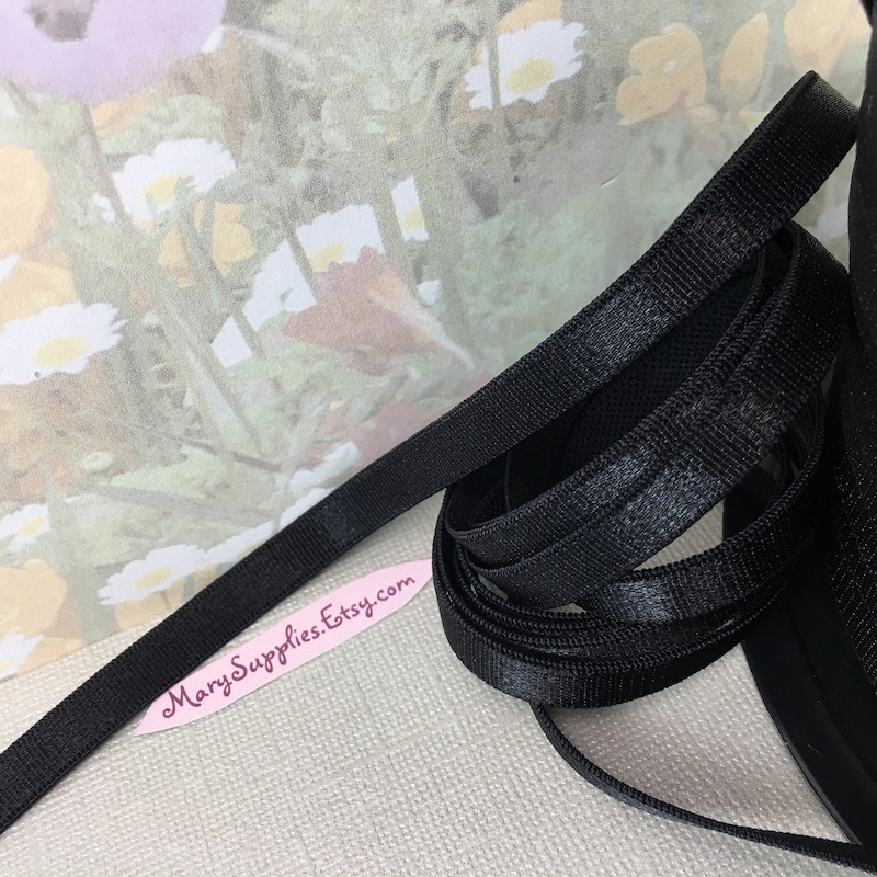 Black Ribbon Lingerie - Etsy