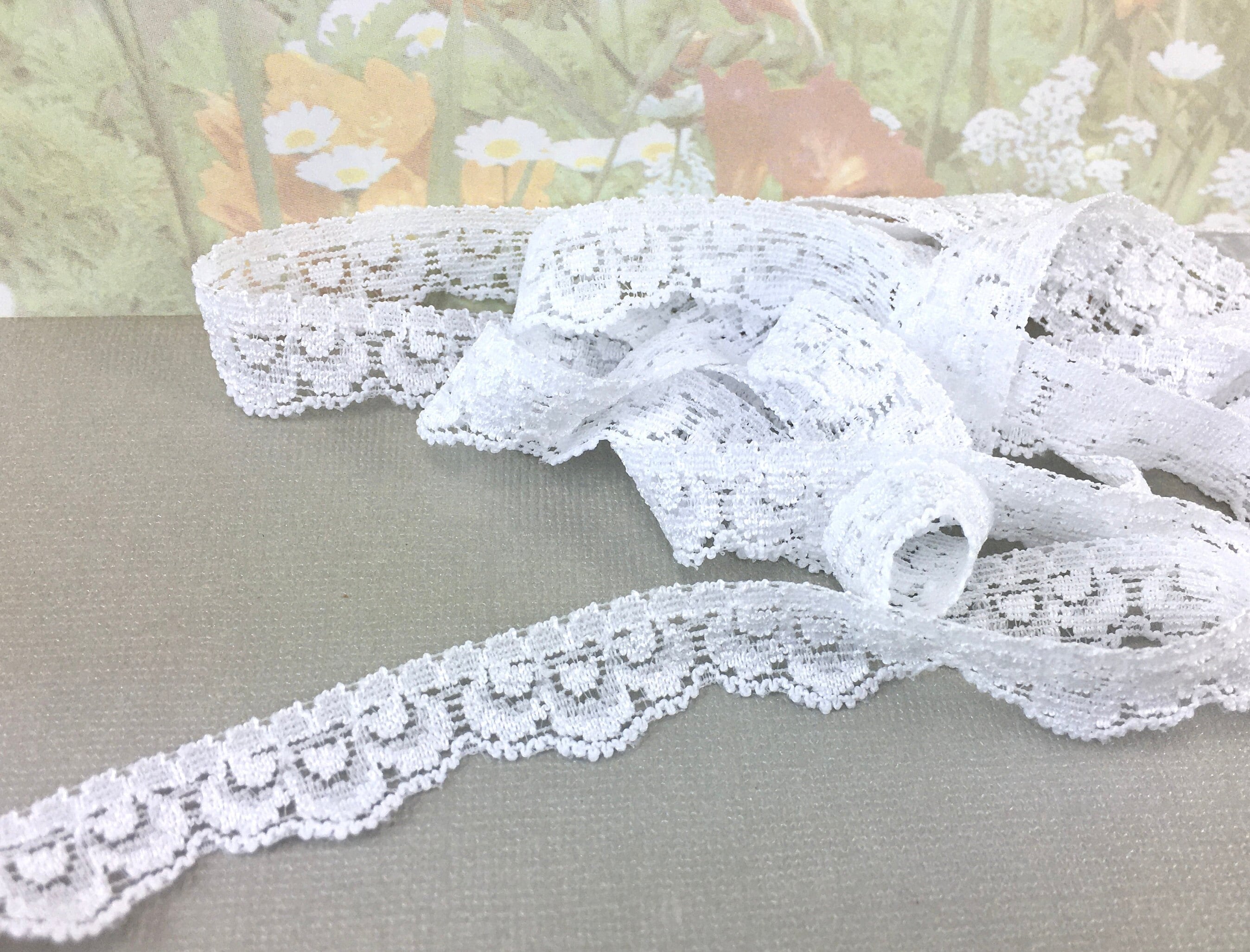 Scalloped Stretch Lace Trim - Etsy