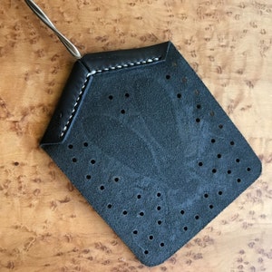 The Buzzkill Leather Fly Swatter, Unique Tooled Fly Insect Design on ...